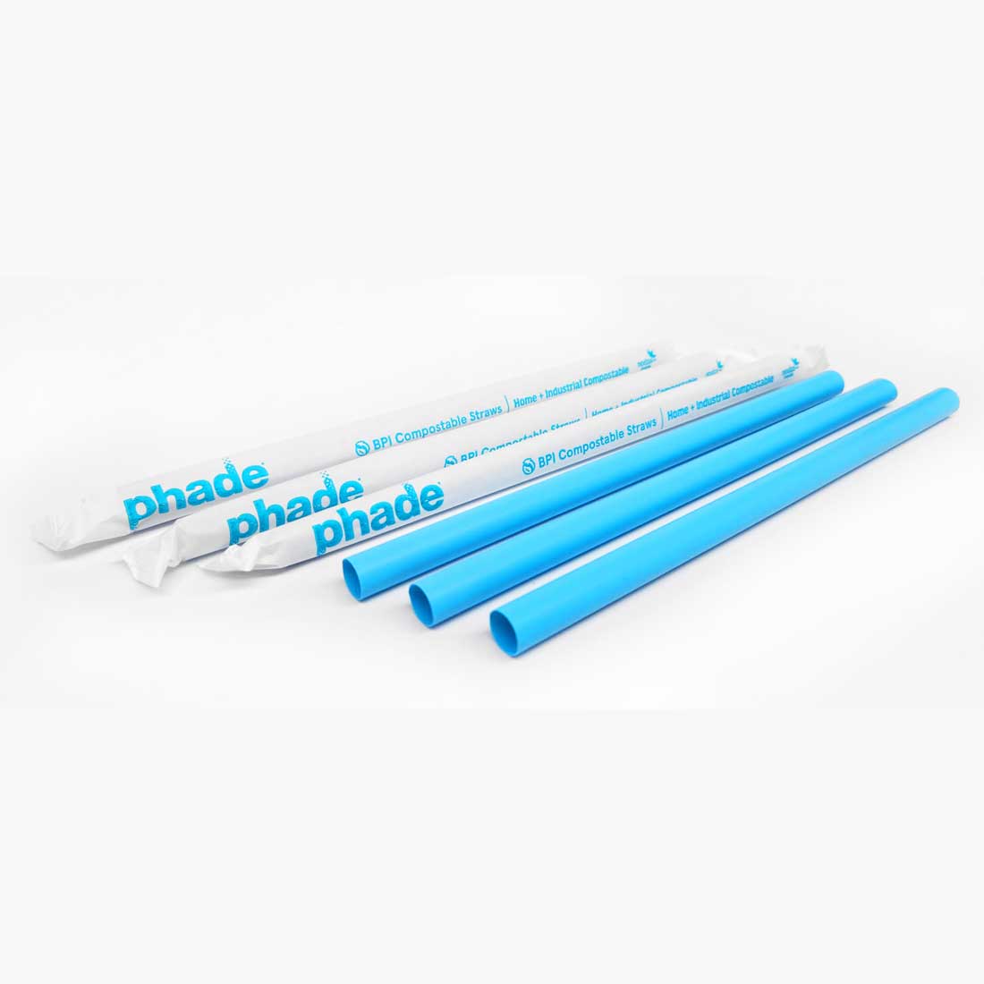 Eco-Friendly 9.0" Colossal/Boba Drinking Straws - 500 Count, Wrapped ...